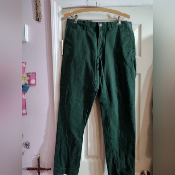 Polo Ralph Lauren | Pants | Polo Ralph Lauren Mens Slim Fit Stretch Chino Pants Green 3332 ...